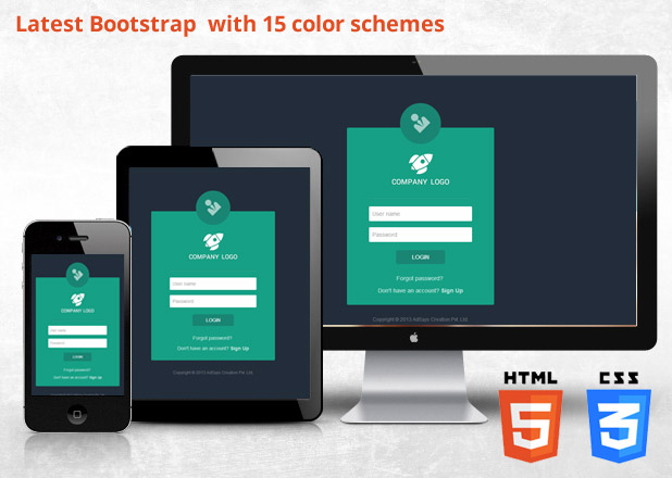 Login - Responsive Bootstrap Template